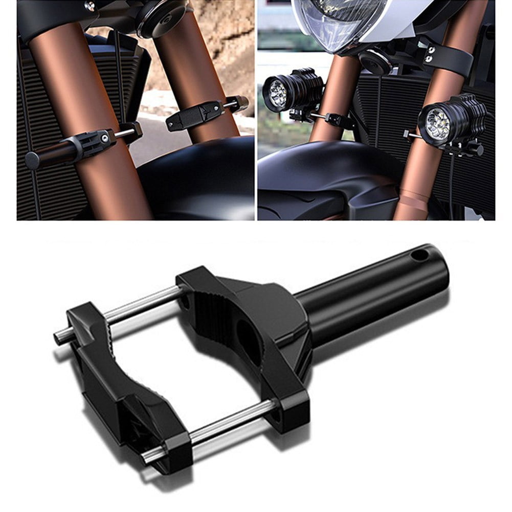 Motorcycle Bike Fork Mount Bracket Spot Fog Driving Head Light Lamp ...