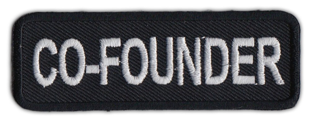 Motorcycle Biker Jacket/Vest Patch - Co-Founder - Member Rank, Position ...