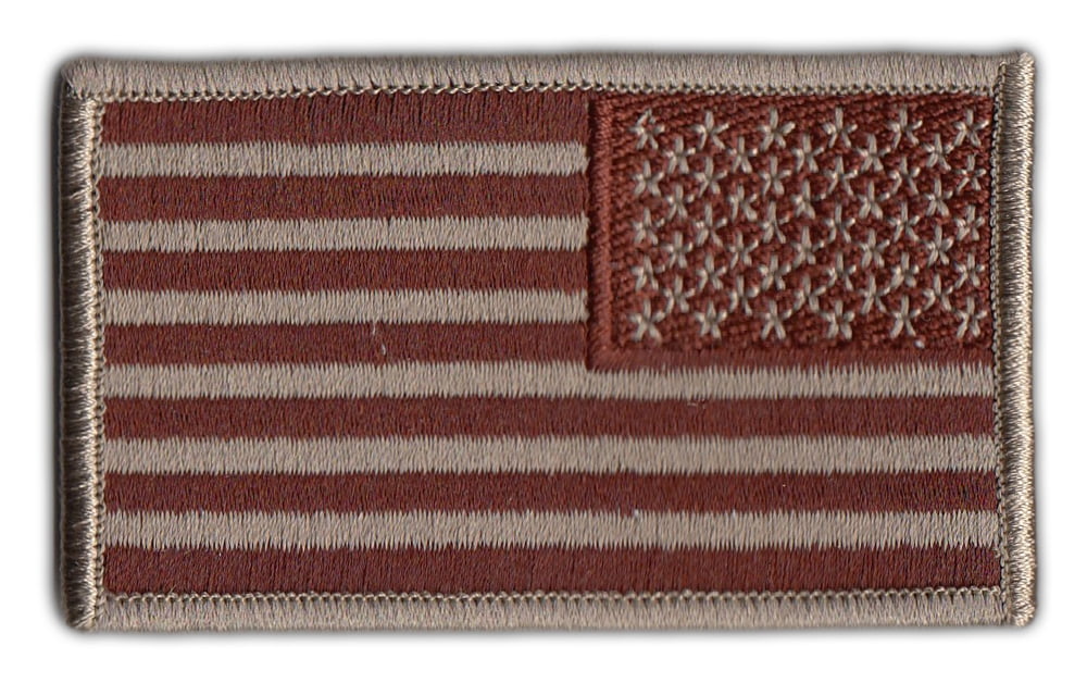 Motorcycle Biker Jacket/Vest Patch - United States Flag USA Desert ...