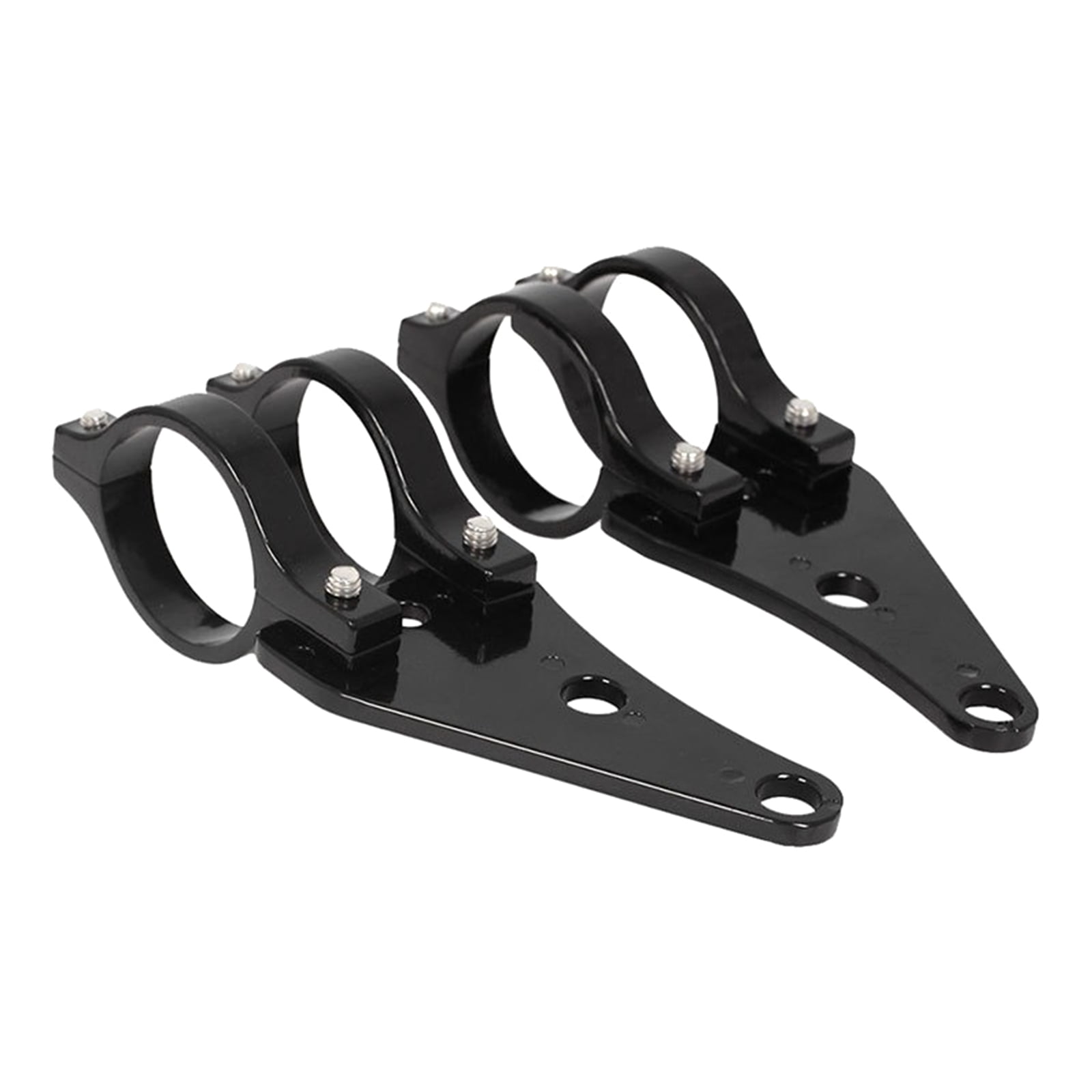 Motorcycle Black 41mm Turn Signal Clamps Headlight Mount Bracket Fork ...