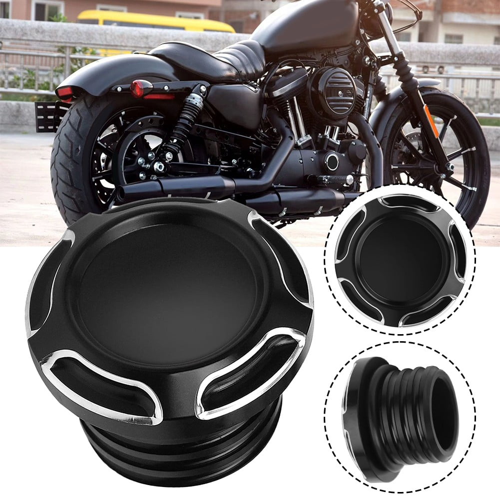 Motorcycle Black Spare Fuel Tank Gas Cap for Sportster Xl for Touring ...