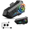 Motorcycle Bluetooth Headset,Helmet Intercom Headset , Hi-Fi Stereo and ...