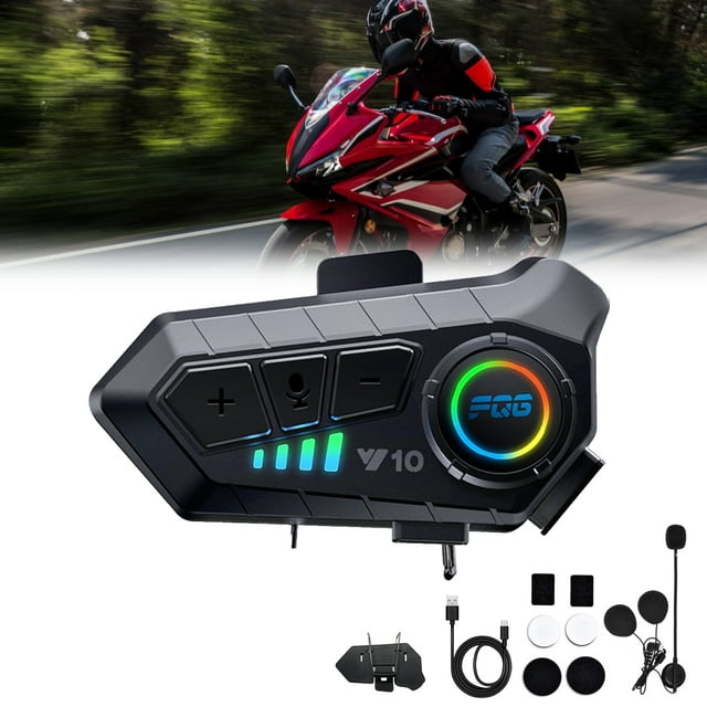 Motorcycle Bluetooth Headset with Smart Accessories, Universal ...
