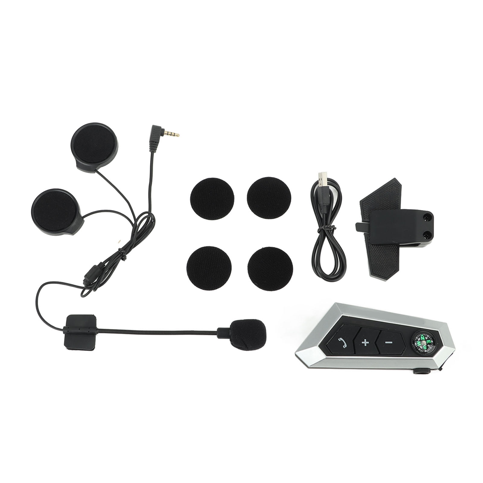 Motorcycle Bluetooth Headsets IPX6 Waterproof Rechargeable Noise ...