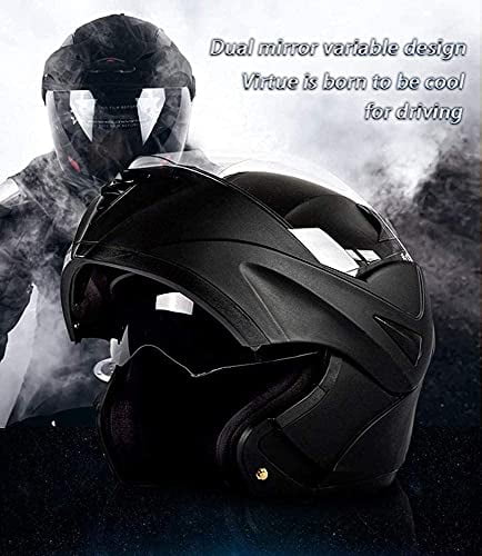 Motorcycle Bluetooth Helmets,Full Face Flip Up Dual Visors Modular ...