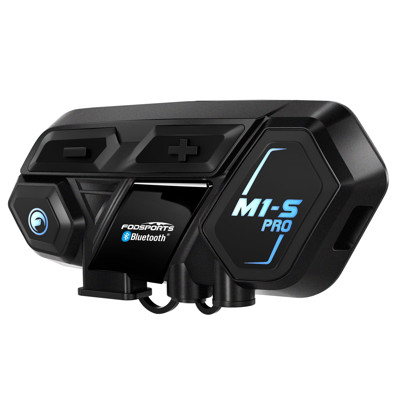 Fodsports M1S Pro Motorcycle Bluetooth Intercom 2000m 8 Riders Group ...