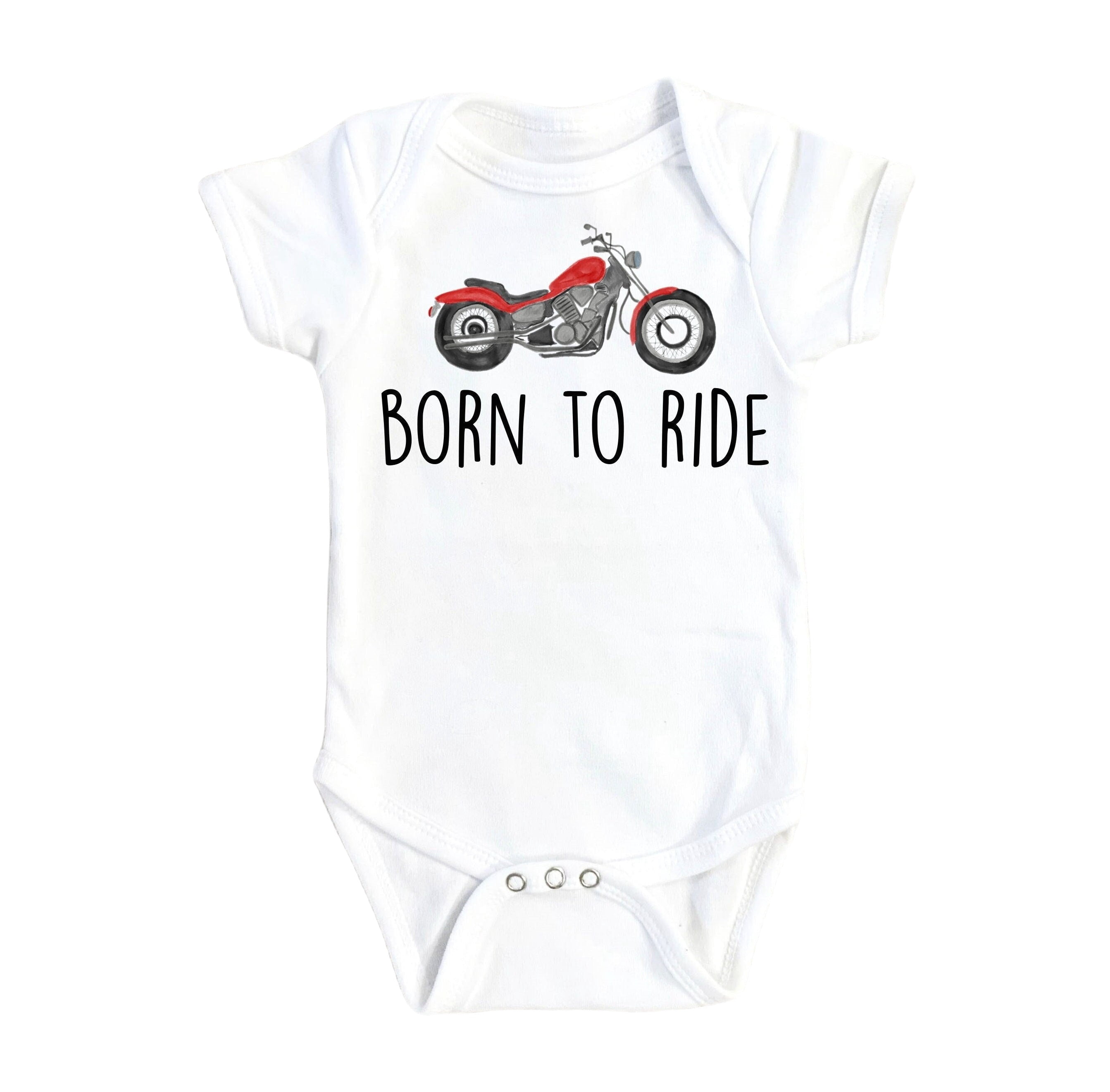 Motorcycle Born - Baby Boy Girl Clothes Infant Bodysuit Funny Cute ...