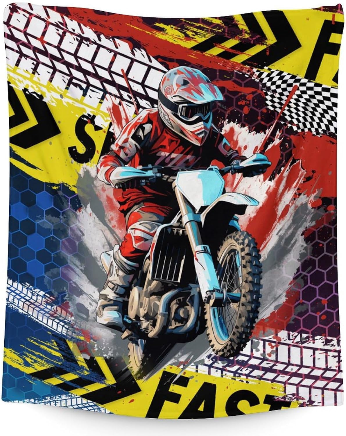 Motorcycle Boys, Girls Blanket - 50 x 60 Inches Throw Size Blankets for ...
