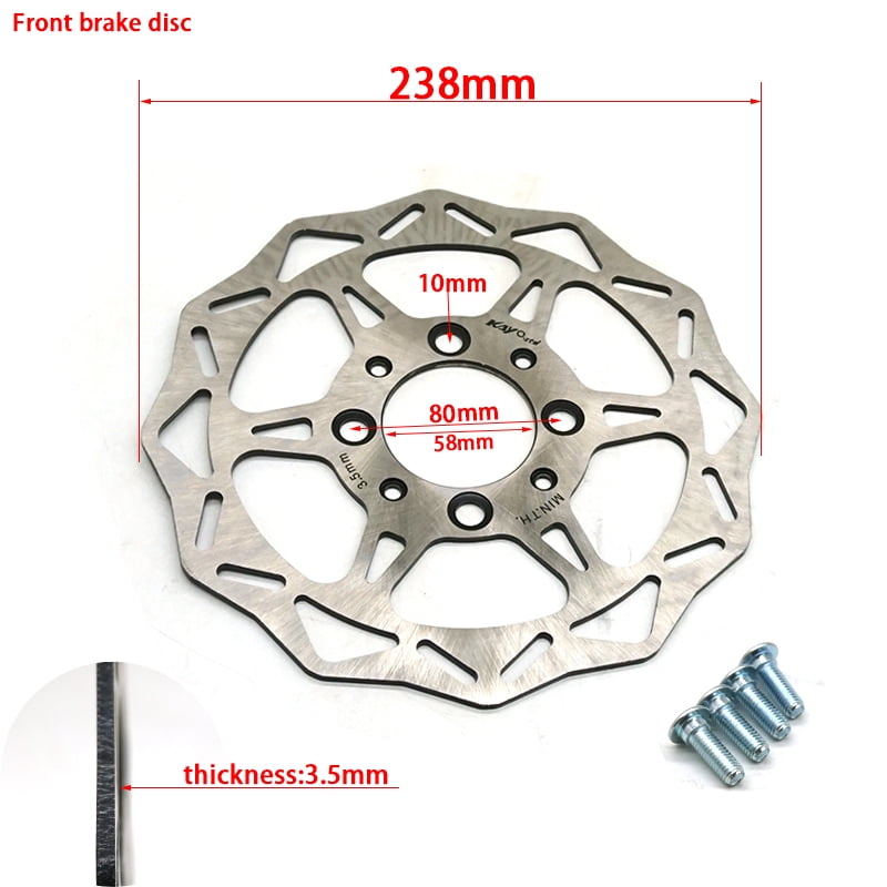 Motorcycle Brake Disc Front And Rear Friction For KAYO T2 K2 250 ...