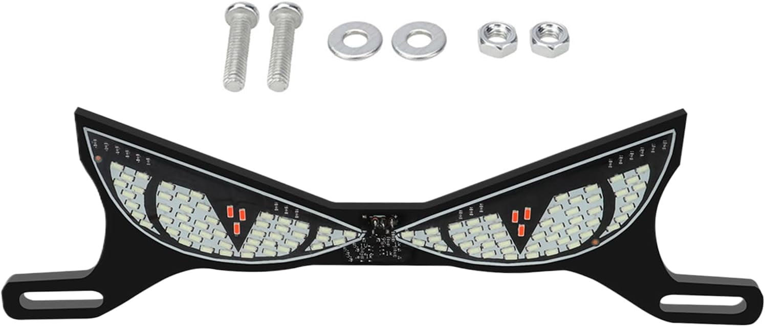 Motorcycle Brake Light, With Eye-Shaped Design, 19x5x0.5cm Size ...