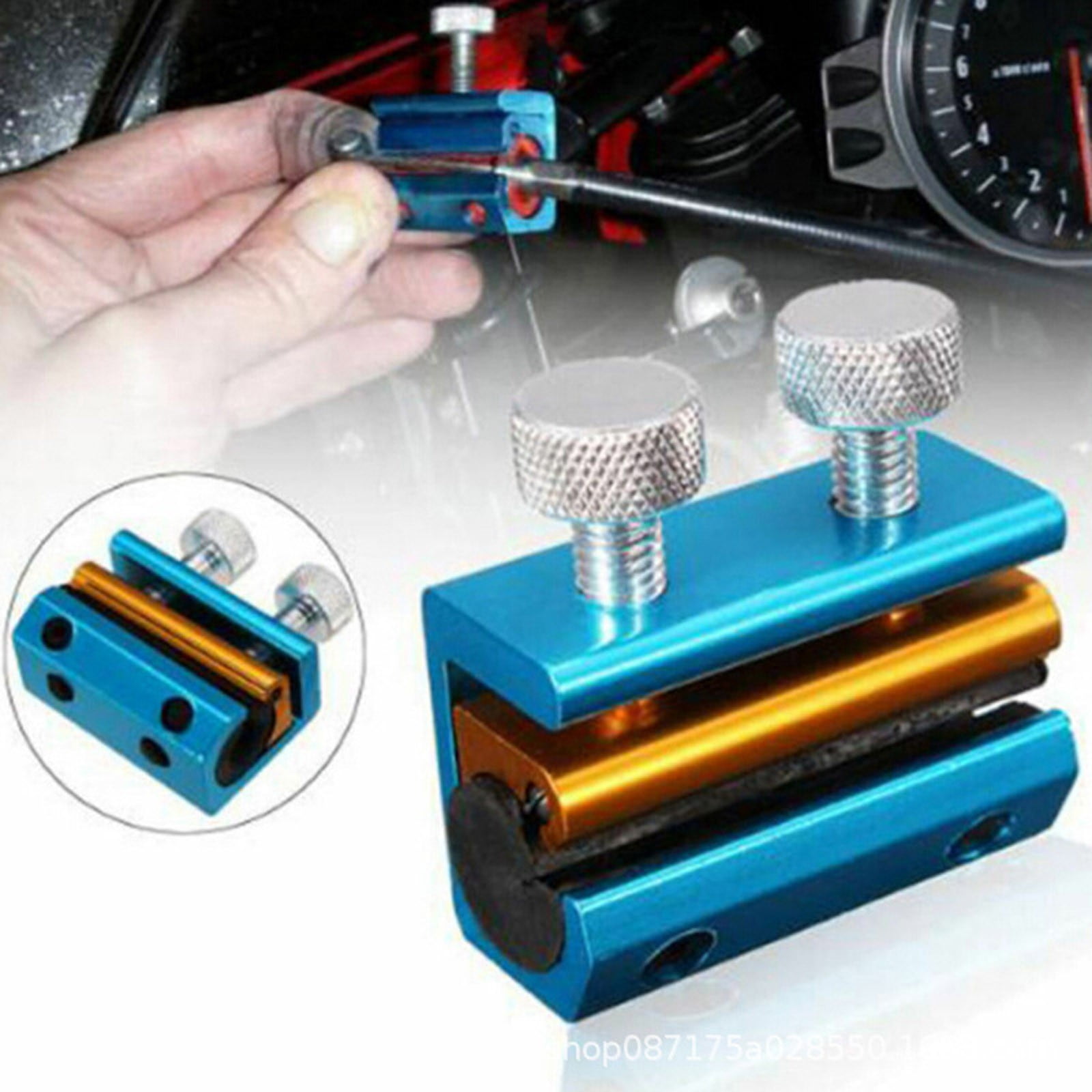 Motorcycle Brake Throttle Cable Clamp Wire Line Holder Organizer ...