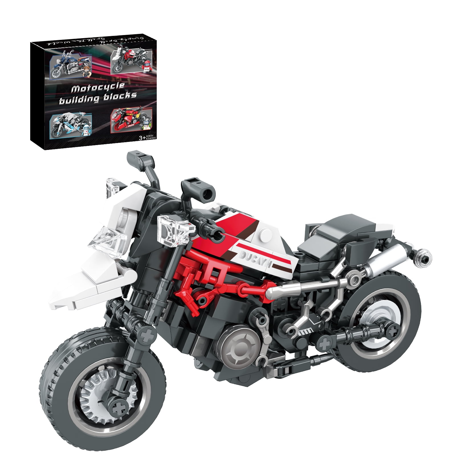 Motorcycle Building Blocks for Boys, 88012 Collectible Motorcycle ...