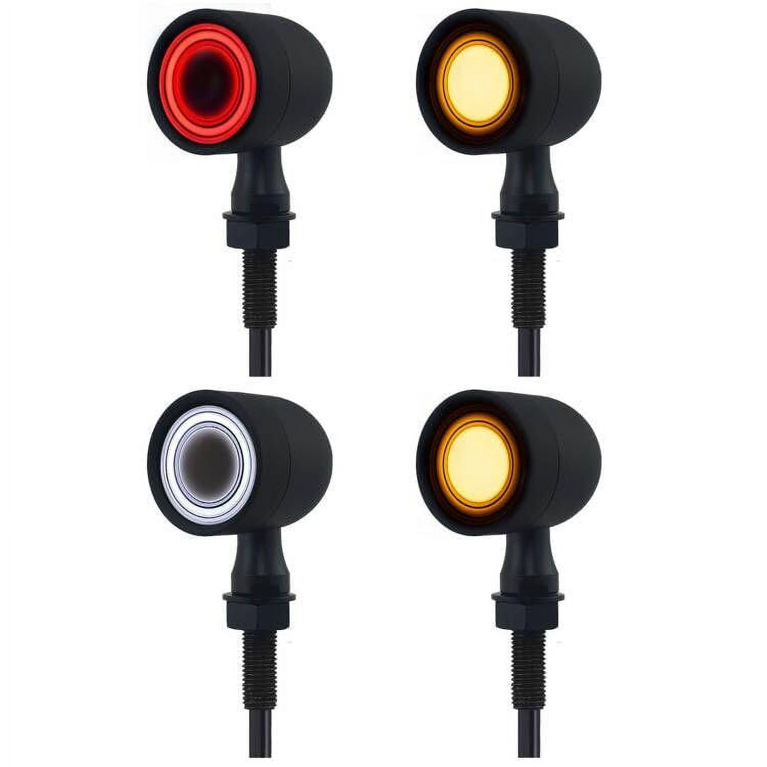 Motorcycle CM31 Turn Signals LED Front Rear Lights 4 PCS, Vintage 40 ...