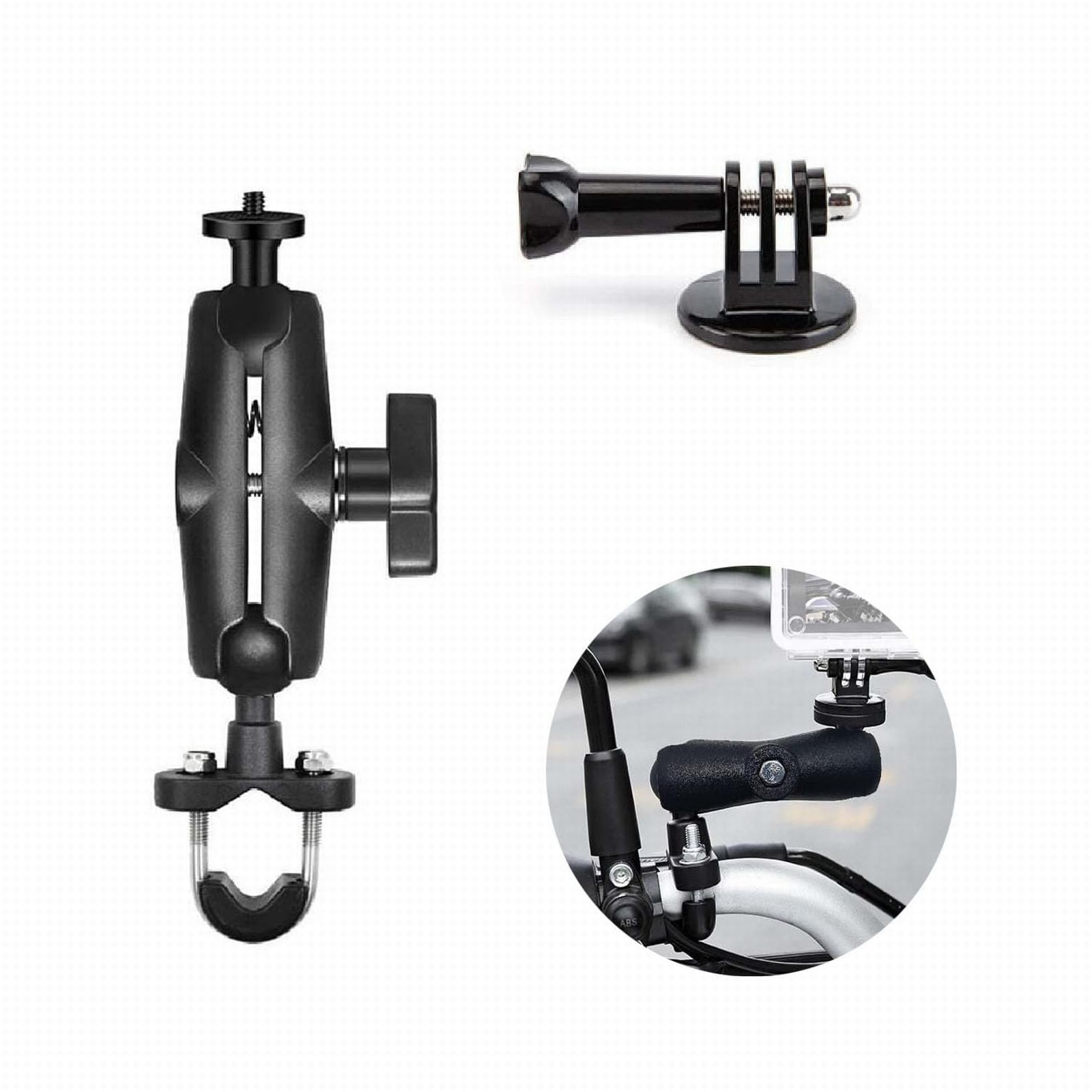 Motorcycle Camera Mount For Handlebars Mount 1"/25mm Mount Compatible With Mounts B Size For ...