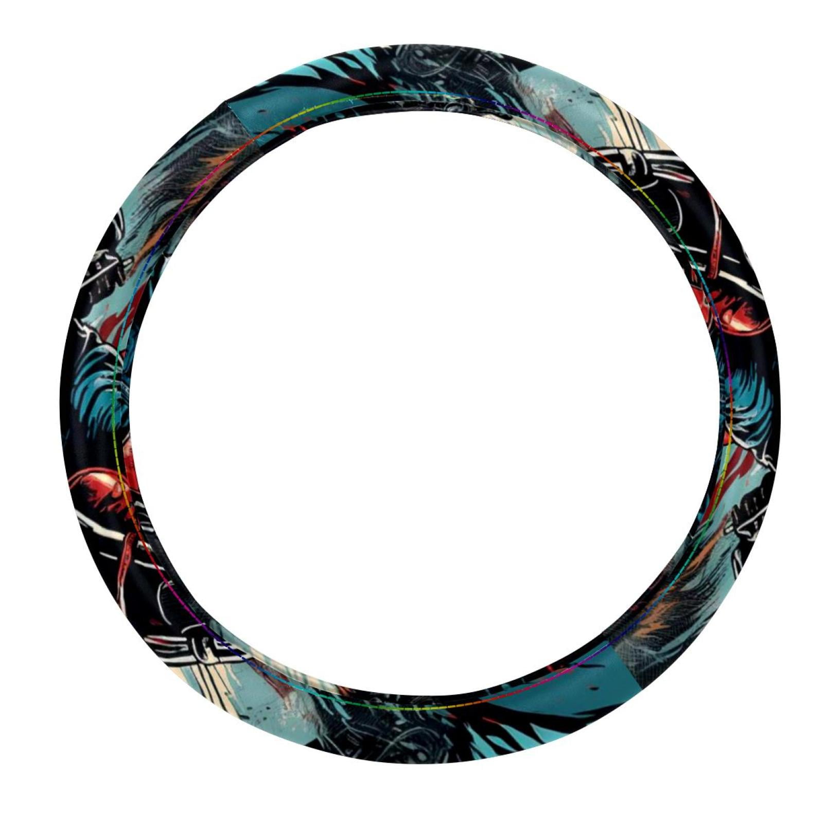 Motorcycle Car Wheel Cover 14.5 Inch, Printing, PVC Leather, Auto ...