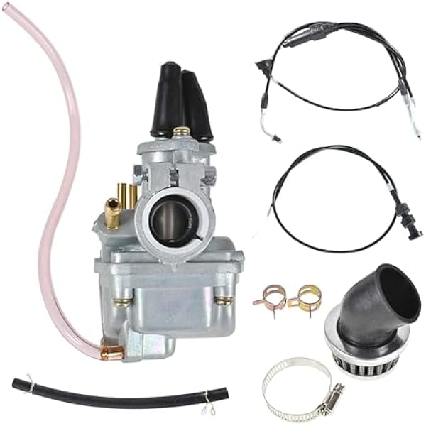 Motorcycle Carburetor Set compatible with Yamaha PW80 Y-Zinger and BW80 ...