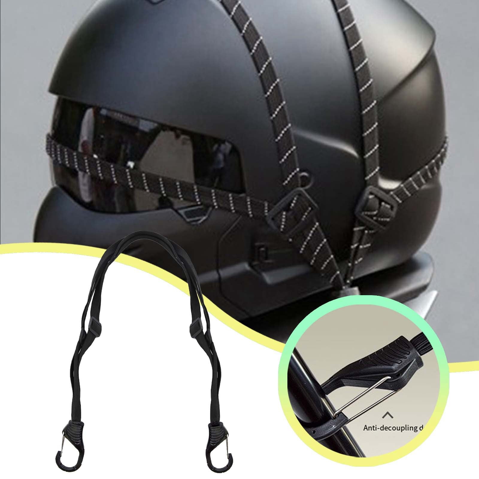 Motorcycle Cargo Straps | Adjustable Elastic Luggage Straps for Secure ...