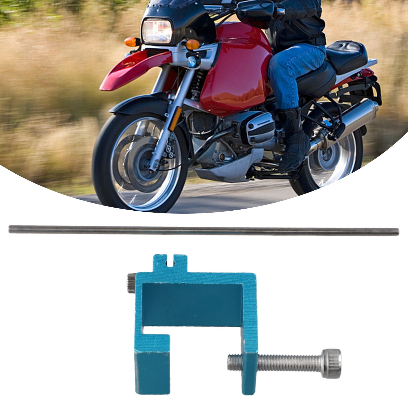 Motorcycle Chain Alignment Tool Heavy Duty Sprocket Adjusting Kit Metal ...