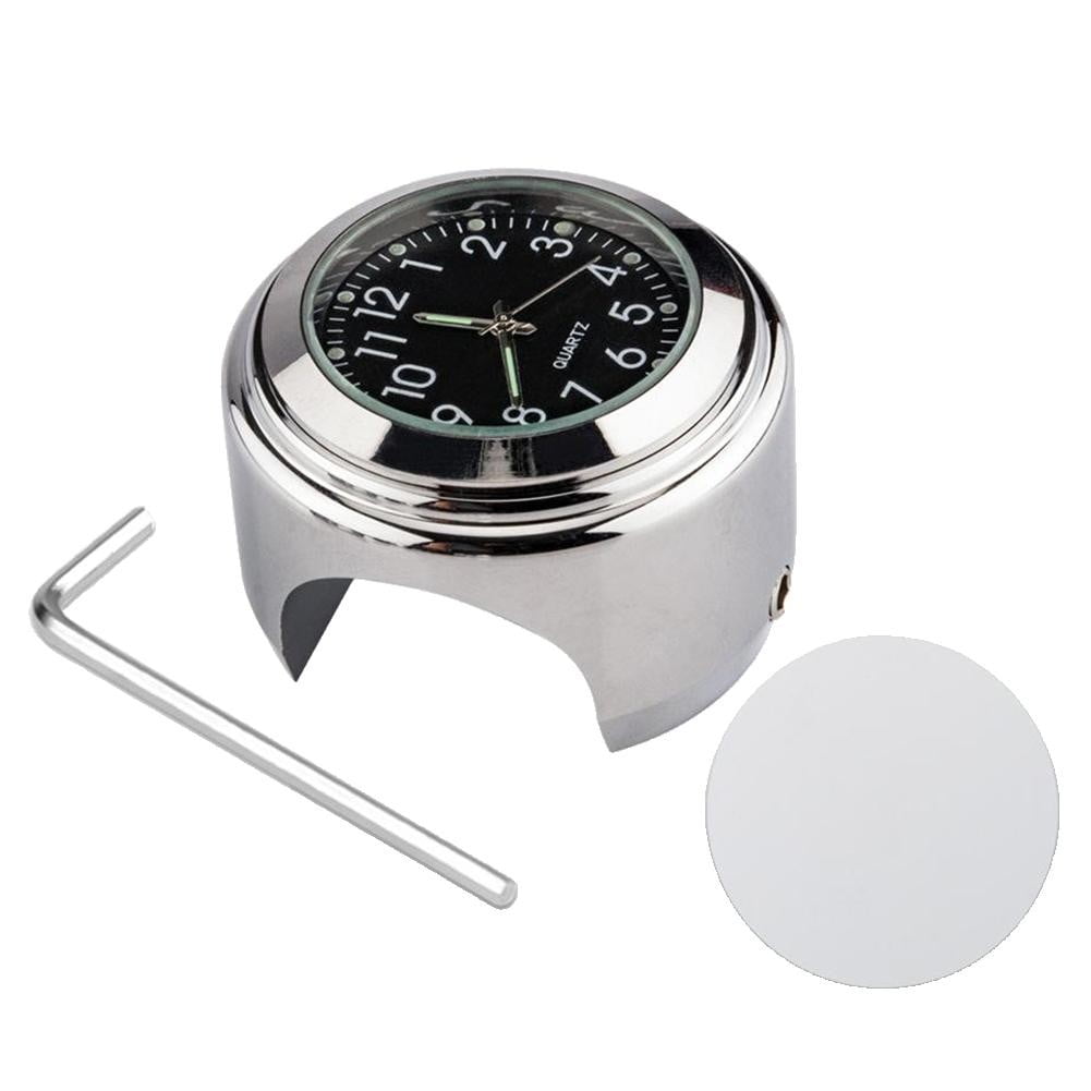 Motorcycle Clock Aluminum Alloy 5.6*4.8*3.6cm Handlebar for Most ...