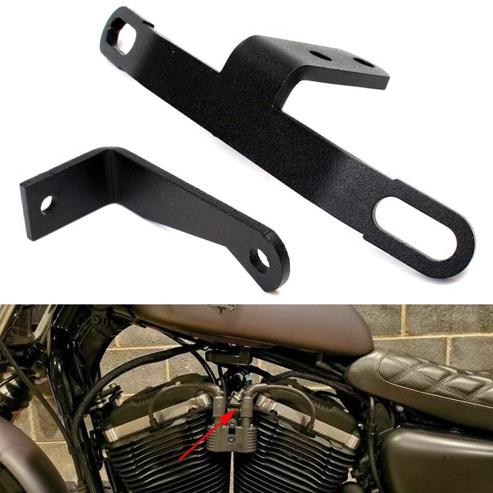 Motorcycle Coil Ignition Key Relocation Bracket Kit Compatible For 883 1200 XL XL883L 2007-2022 ...