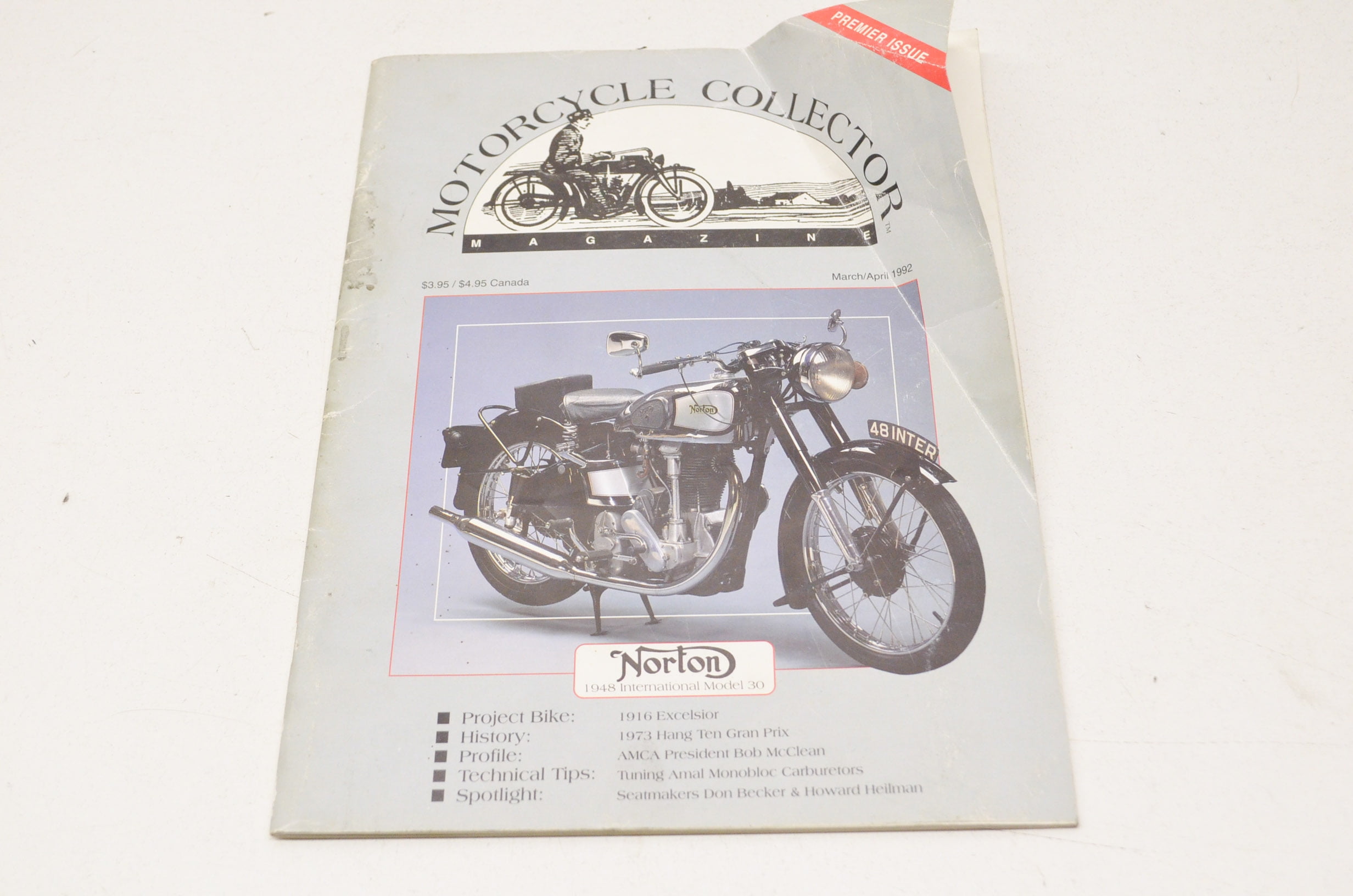 Motorcycle Collector Magazine March/April 1992 - Walmart.com