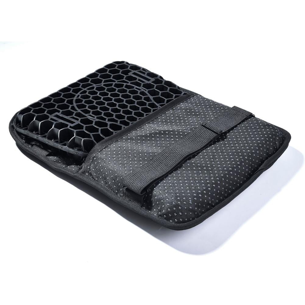 Motorcycle Comfort Gel Seat Honeycomb Cushion Pad Cover Pressure Relief ...