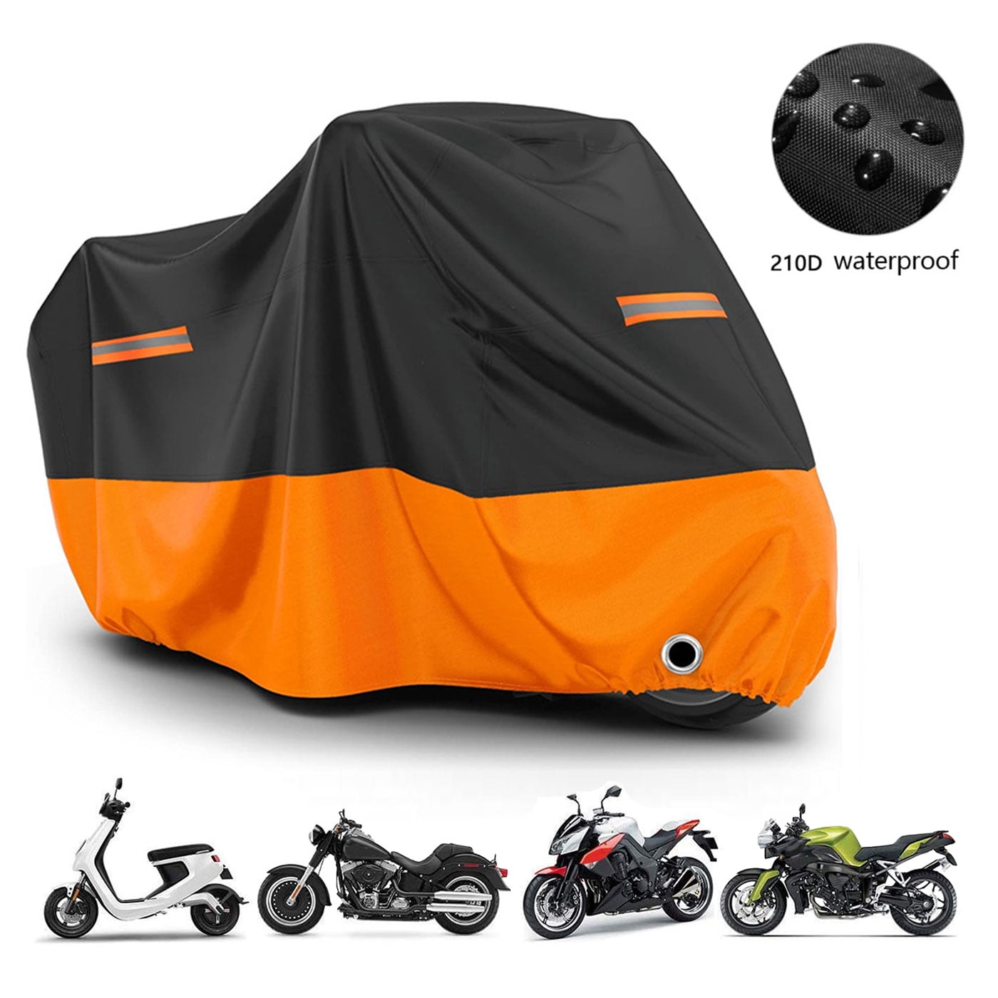 Motorcycle Cover All Season,Universal Weather Quality Waterproof Sun ...