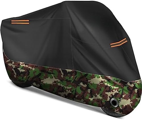 Motorcycle Cover Waterproof Outdoor Storage 96.5 inches Length All ...