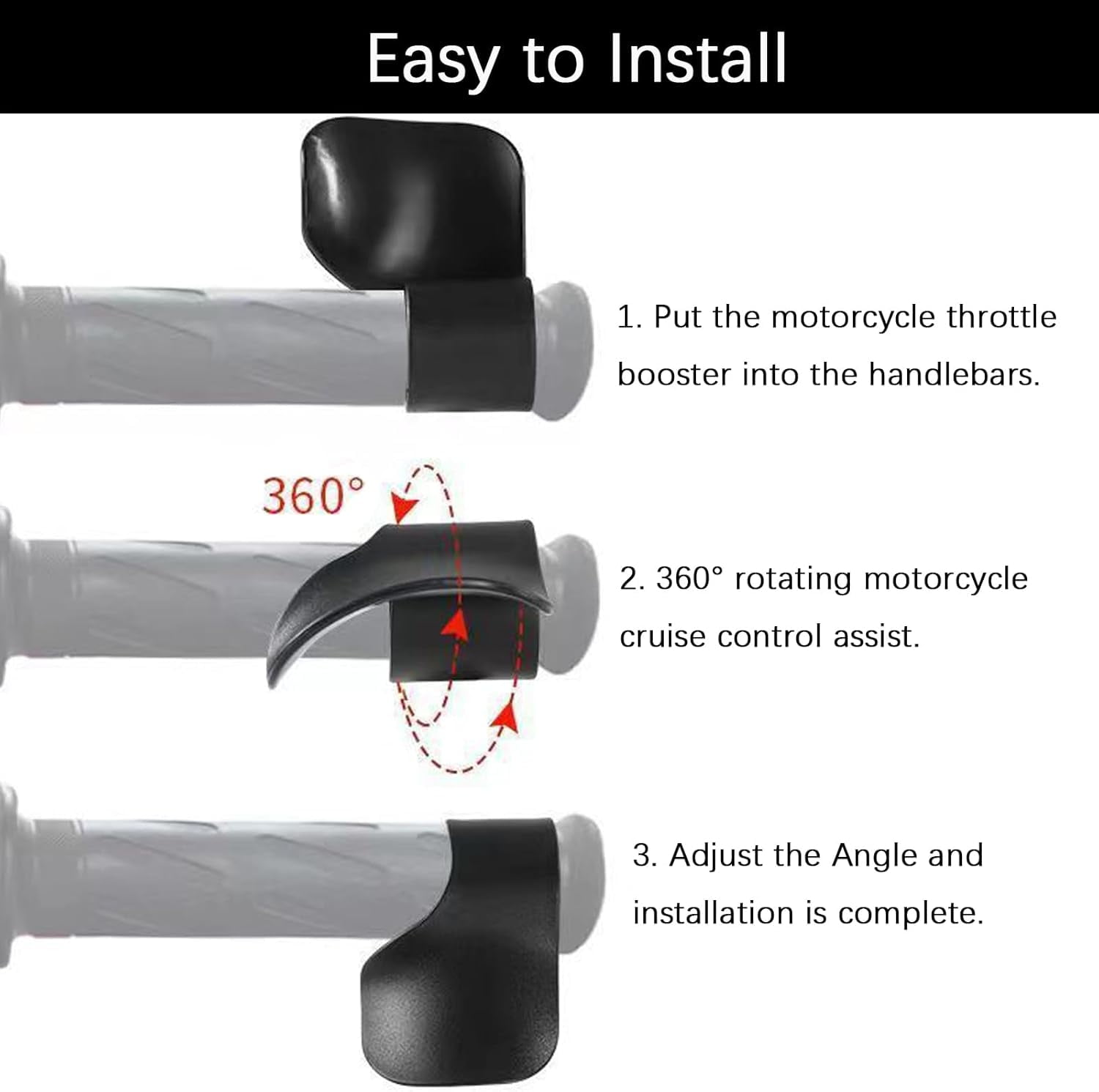 Motorcycle Cruise Control, Motorcycle Throttle Booster No More Tired ...