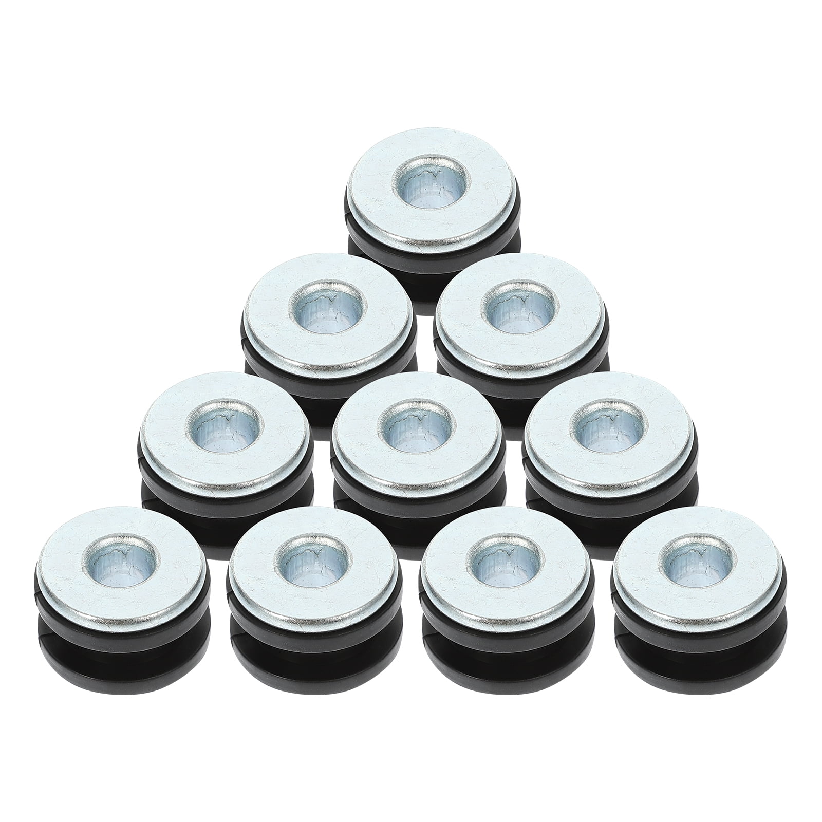 Motorcycle Shock Absorption Rings Set Black Rubber Buffer Washers for ...