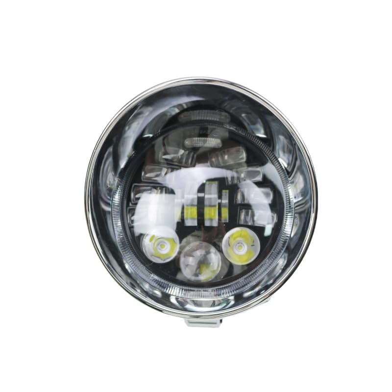 Motorcycle Custom Vintage 5.75" Headlight Spot Lamp for Chopper Bobber ...