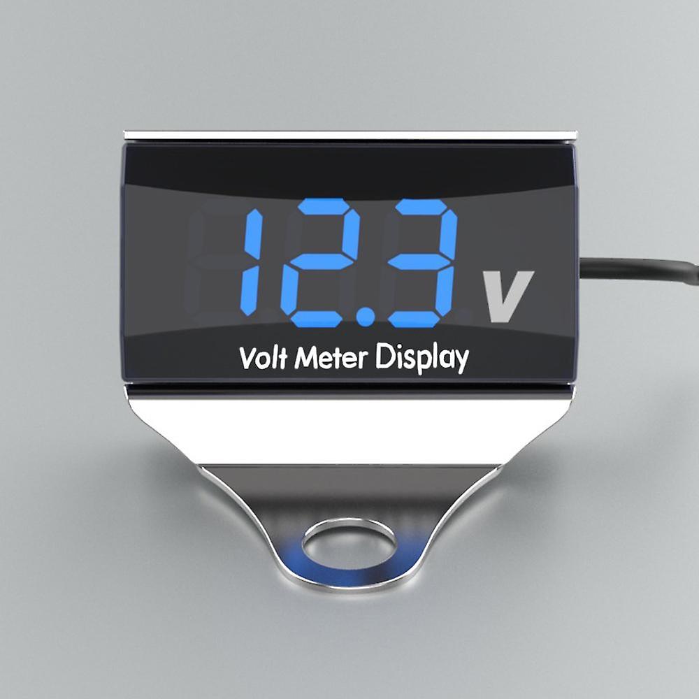 Motorcycle DC 10 150V Digital Voltmeter LED Display Waterproof Voltage ...