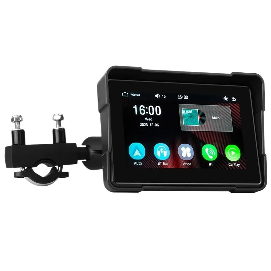 Motorcycle DVR Navigation Multimedia Player Wireless CarPlay Android ...