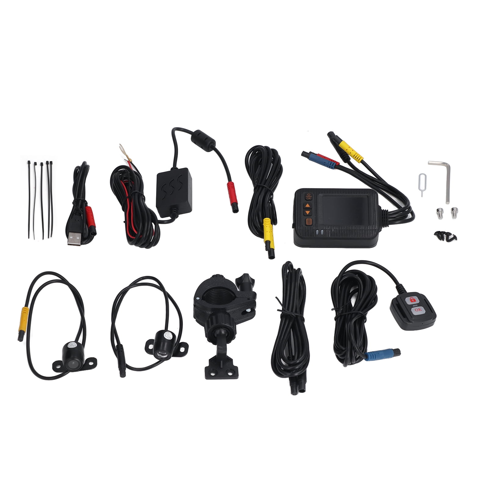 Motorcycle Dash Cam IP65 Waterproof 1080P Motorcycle Helmet Video ...