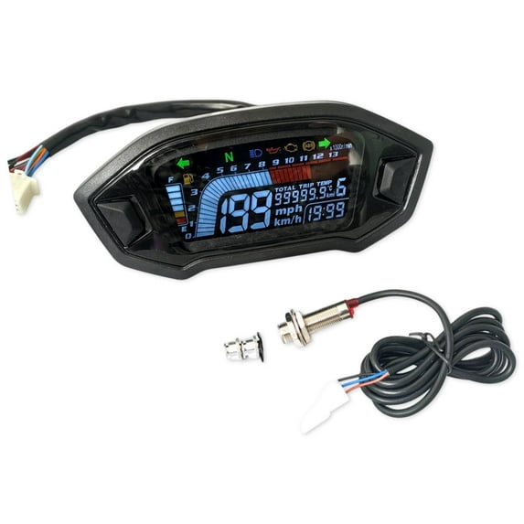 Motorcycle Dashboard Make of Robust Plastic Ensuring Durability for ...