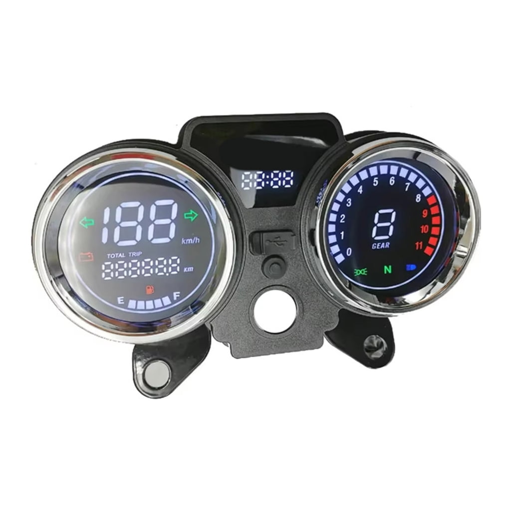 Motorcycle Digital Instrument Panel 12V Speed Mileage Display for RC250 ...