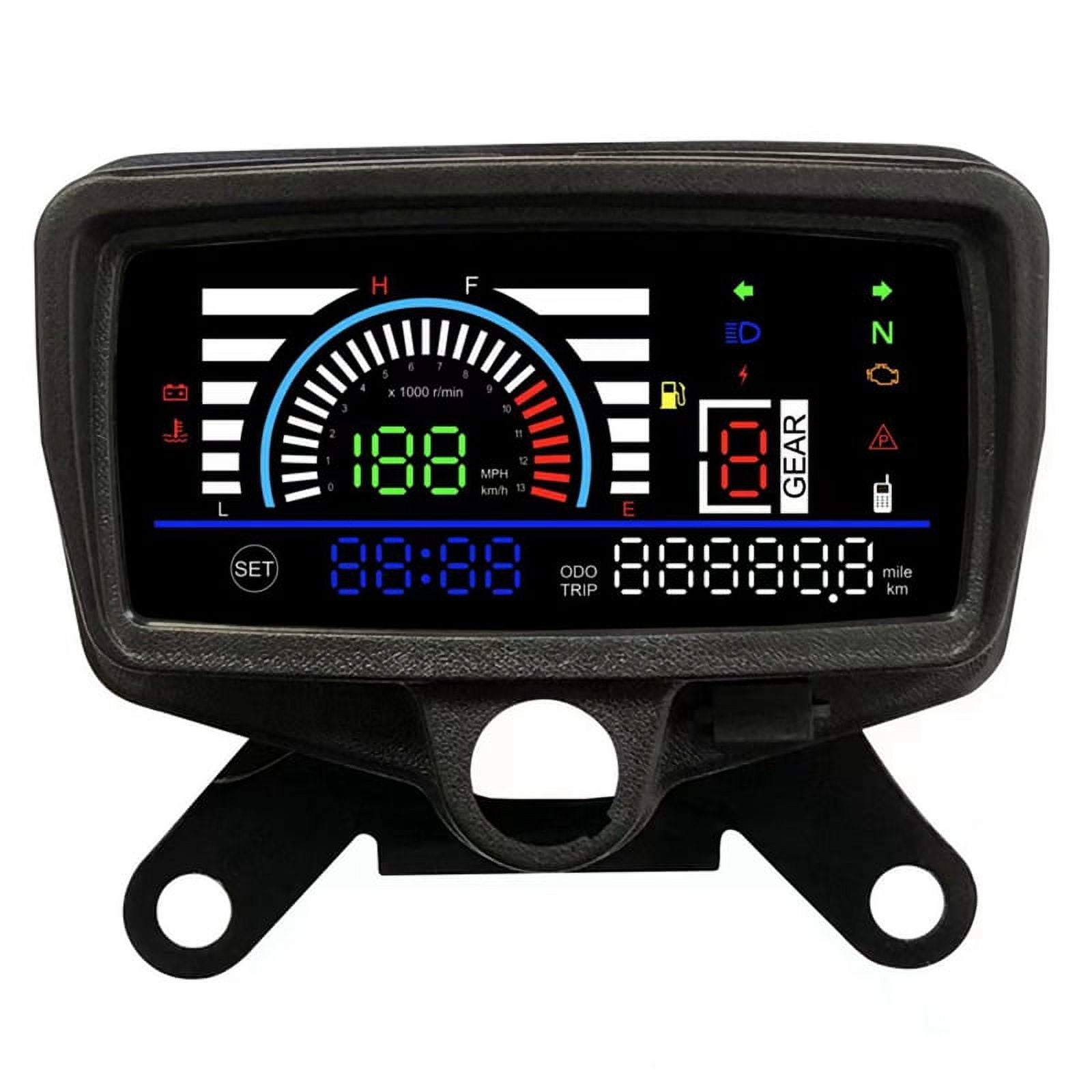 Motorcycle Digital Instrument Voltage Efi Speed Oil Level Digital ...