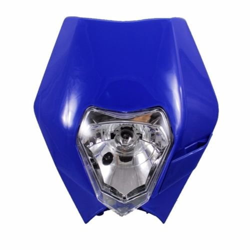 Motorcycle Dirt Bike Dual Sport Off-Road Headlight for Honda Kawasaki ...