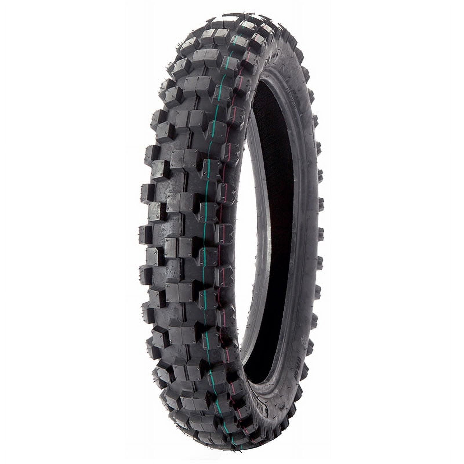 Motorcycle Dirt Bike Tire 80/100-21 Front or Rear Off-Road Knobby Tread ...