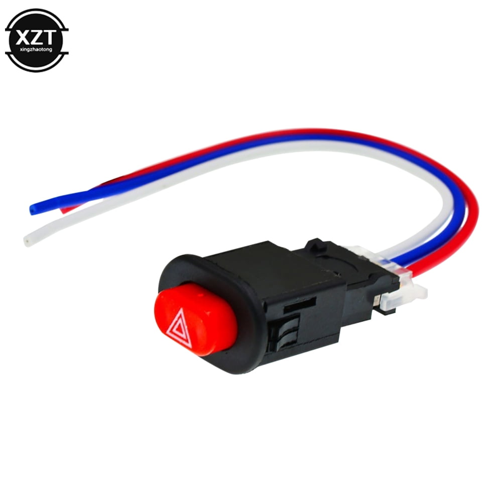 Motorcycle Double Flash Switch Hazard Light Switch Button Flash Warning ...