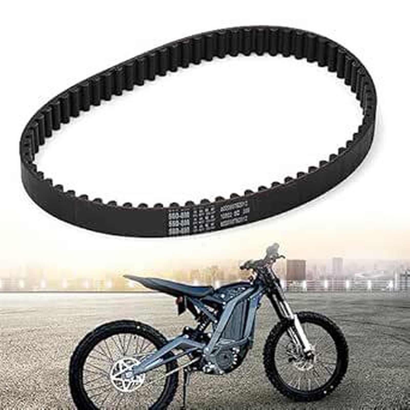 Motorcycle Electric Bike Drive Belt, Black Drive Belt For Electric Off ...