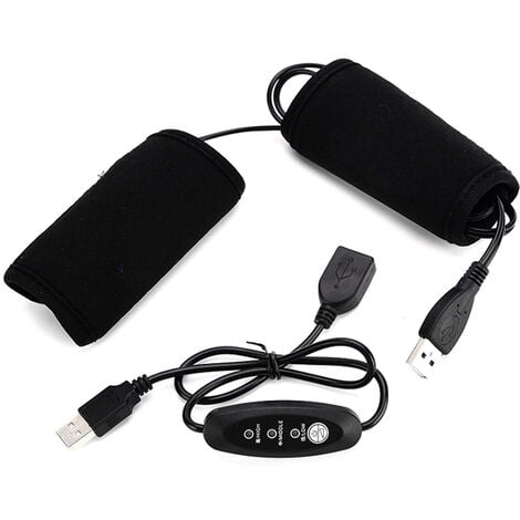 Motorcycle Electric Heated Handlebar Warmer, USB Heated Grips for ...