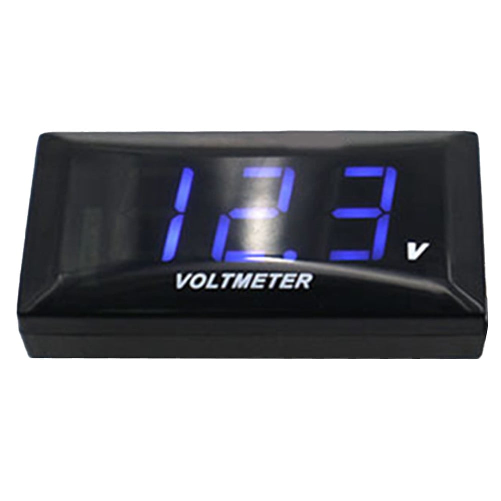 Motorcycle Electric Vehicle Voltmeter Accessories 12V-150V Electronic ...