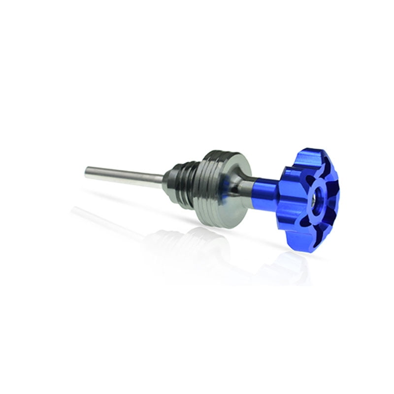 Motorcycle Engine Oil Tank Dipstick Level Gauge Meter Plum Blossom Knob ...