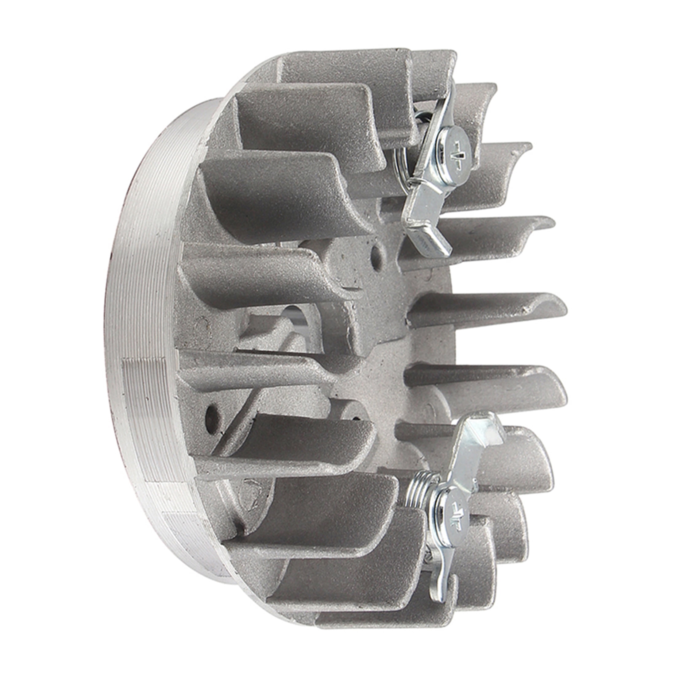 Motorcycle Engine Recoil Pull Starter Flywheel For 2 stroke 47cc 49cc ...