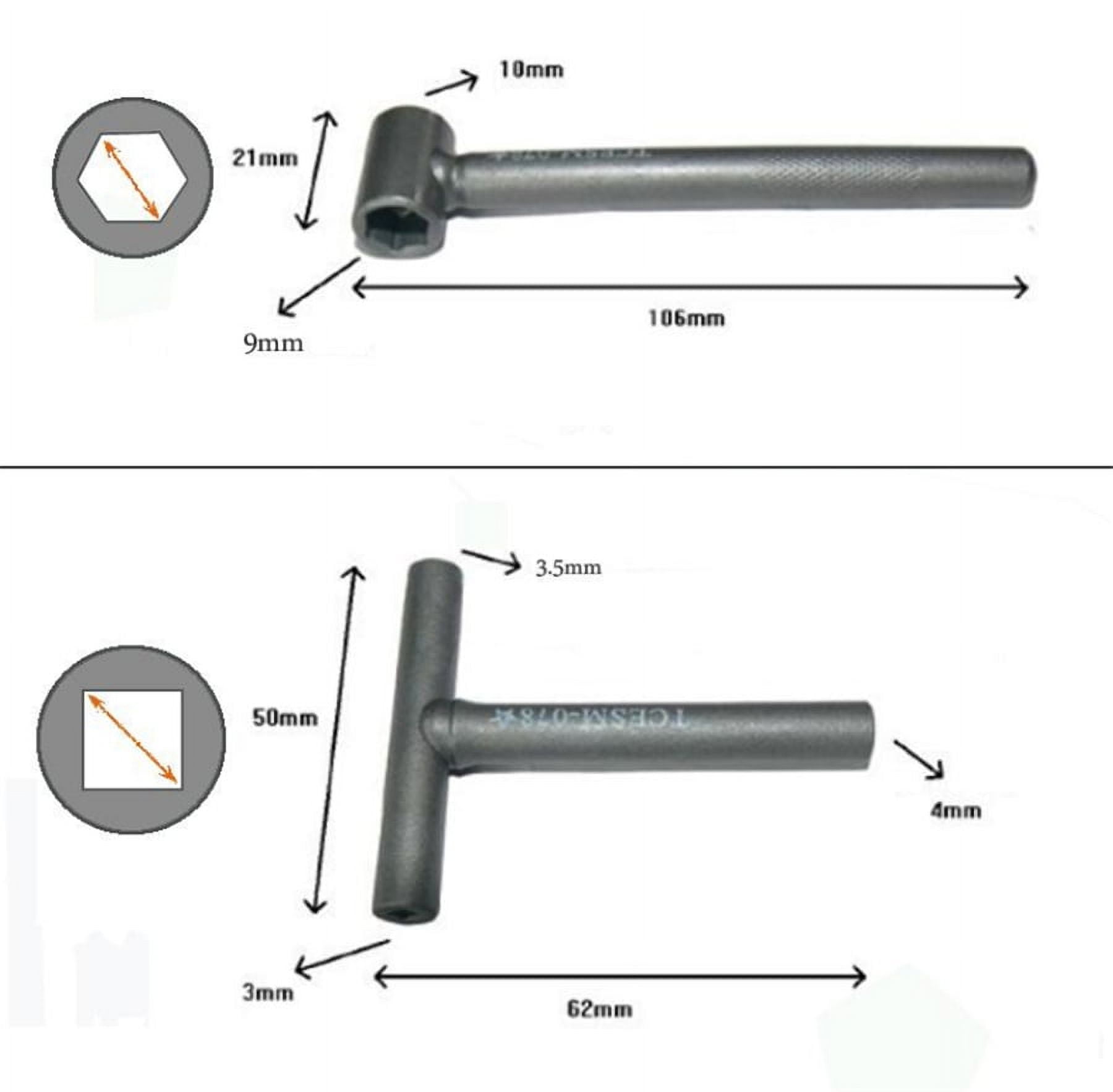 Motorcycle Engine Valve Screw Adjustable Spanner kit w/ Feeler Gauge ...