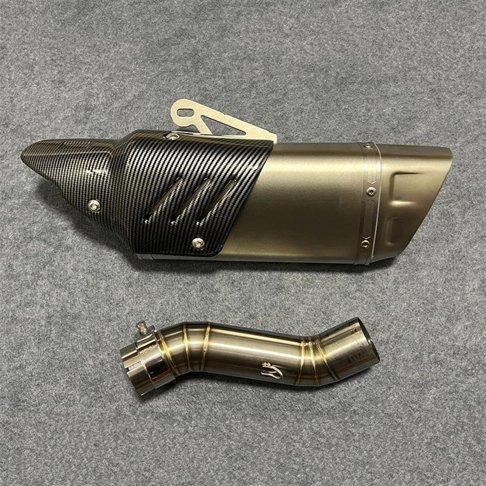 Motorcycle Exhaust Modify Middle Link Pipe Connection Muffler For ...