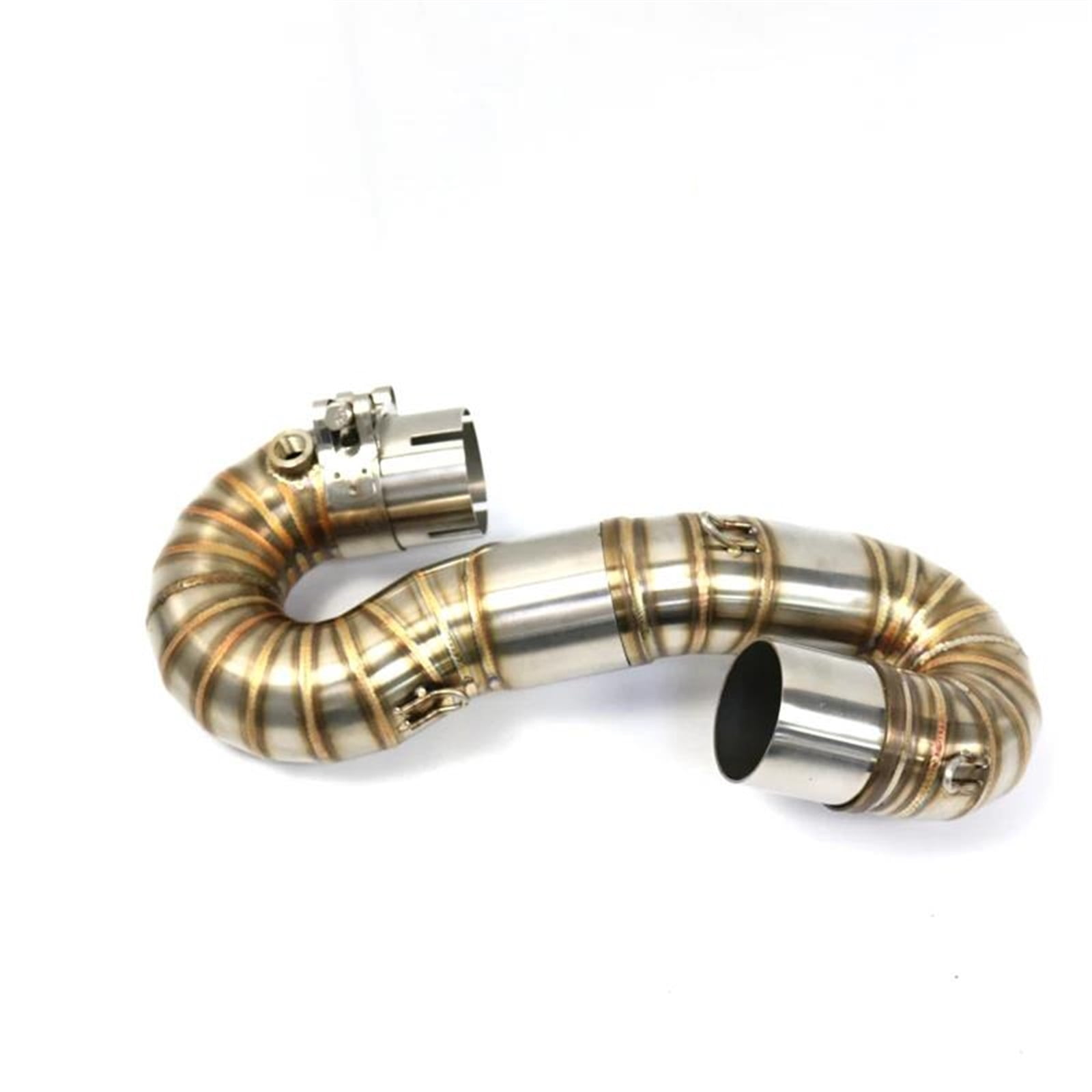 Motorcycle Exhaust Pipe Elbow Tube Middle Section Moto Modified Exhaust ...