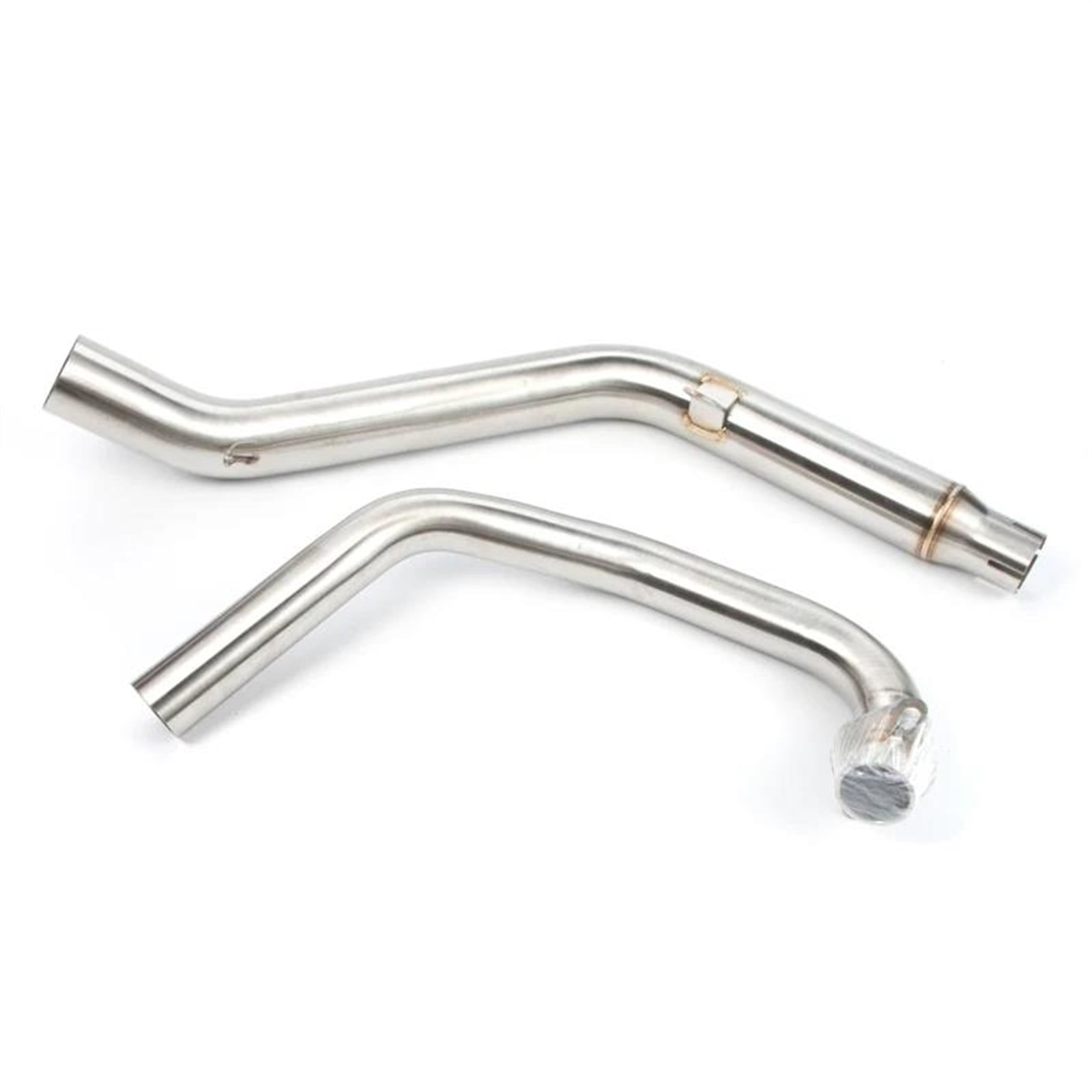 Motorcycle Exhaust Pipe Middle Link Mid Pipe Tube Muffler System ...