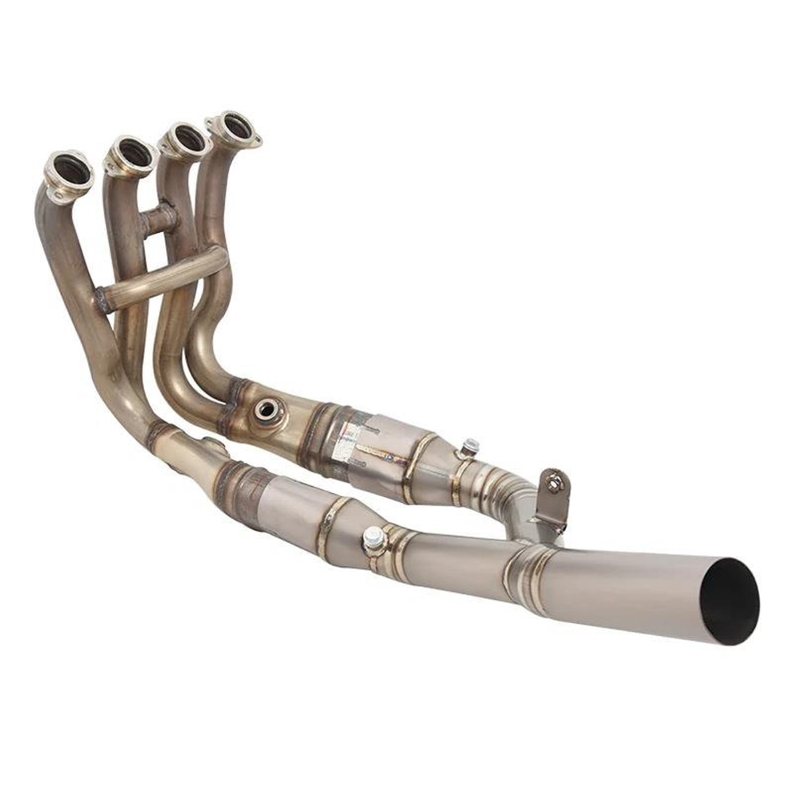 Motorcycle Exhaust Pipe Middle Link Pipe Muffler Slip On For BMW ...